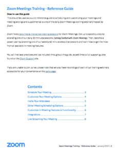 Zoom Meetings Training Reference Guide | Good News Broadcasting ...